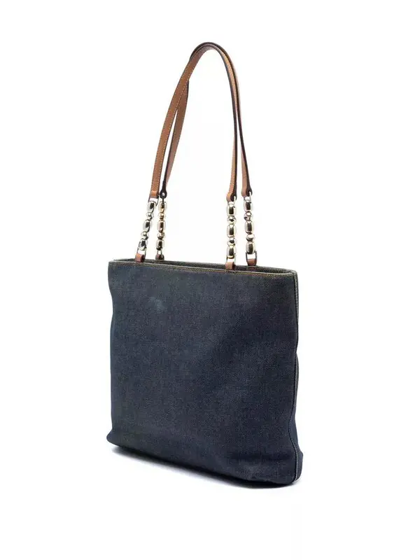 Dior 2001 Denim Malice Tote Bag