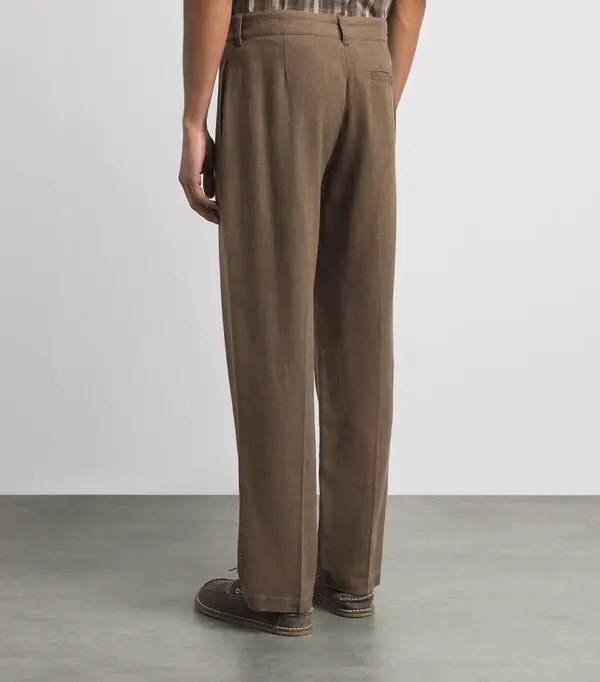 Paige Tiano Chinos With Drawstring Waist - Brown