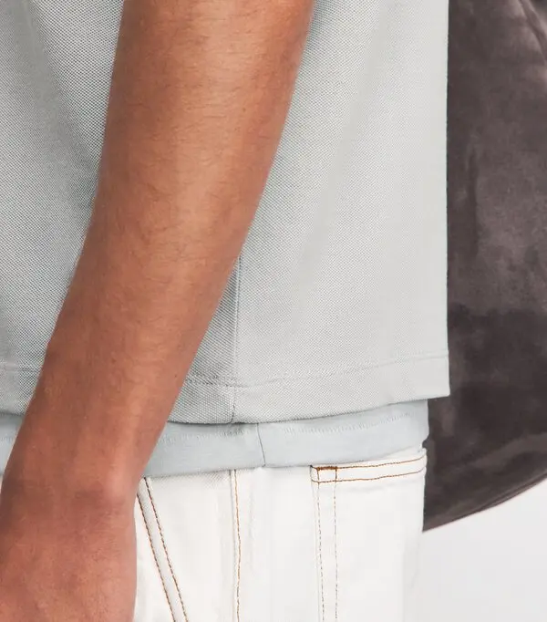 7 For All Mankind Short-sleeve Polo Shirt - Blue
