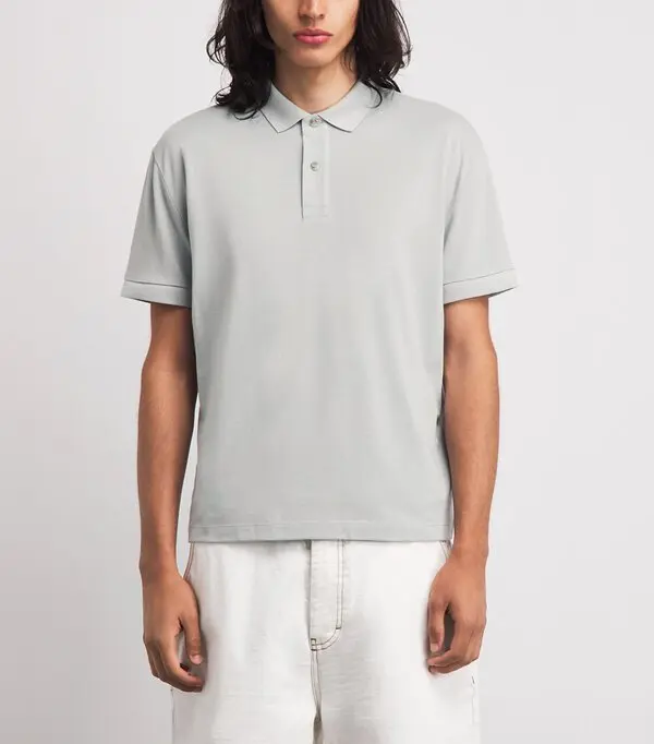 7 For All Mankind Short-sleeve Polo Shirt - Blue