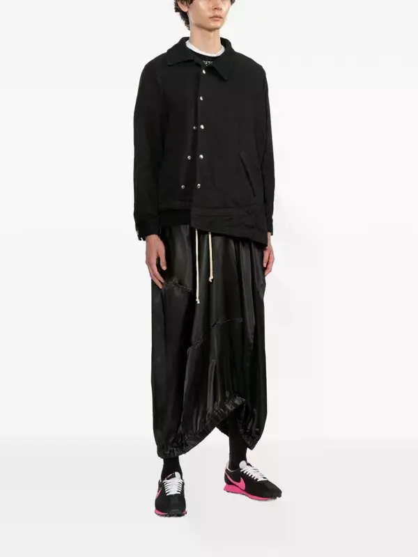 Comme Des Garçons Asymmetric Satin Skirt