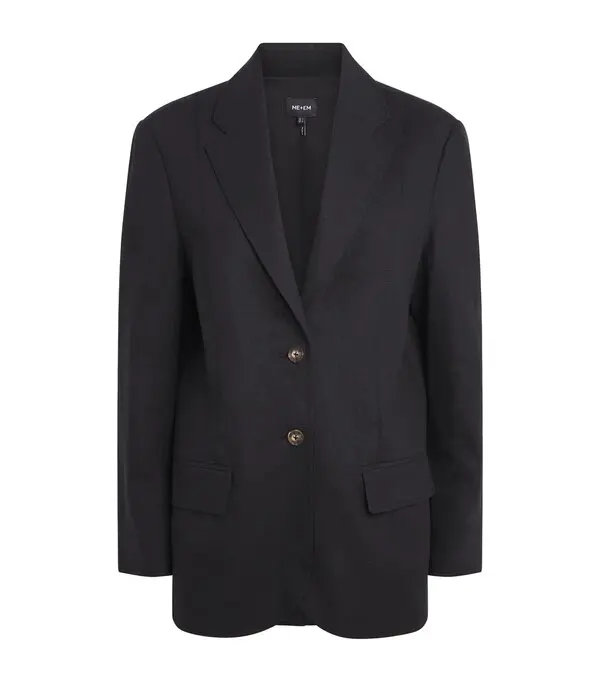 ME+EM Crease-less Linen Blend Icon Blazer