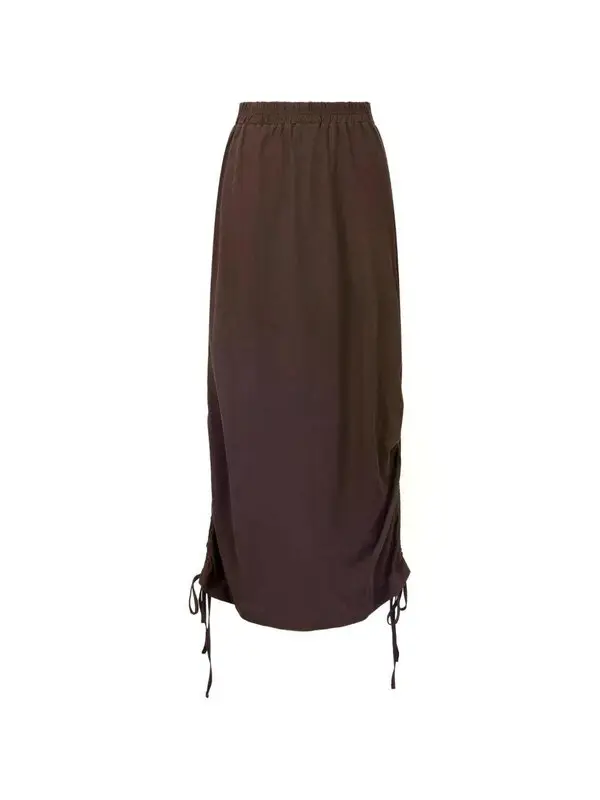 STUDIO TOMBOY Gathered Detail Skirt - Brown
