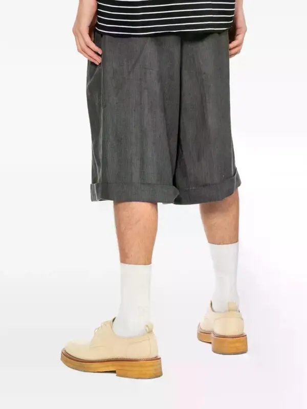 Jacquemus Pleated Turn-up Trousers