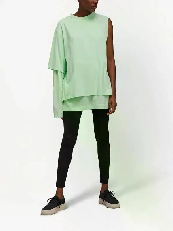 Y3 Asymmetric Layered Effect T-shirt