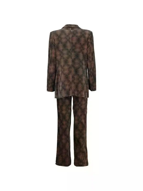 Fendi Geometric Print Suit