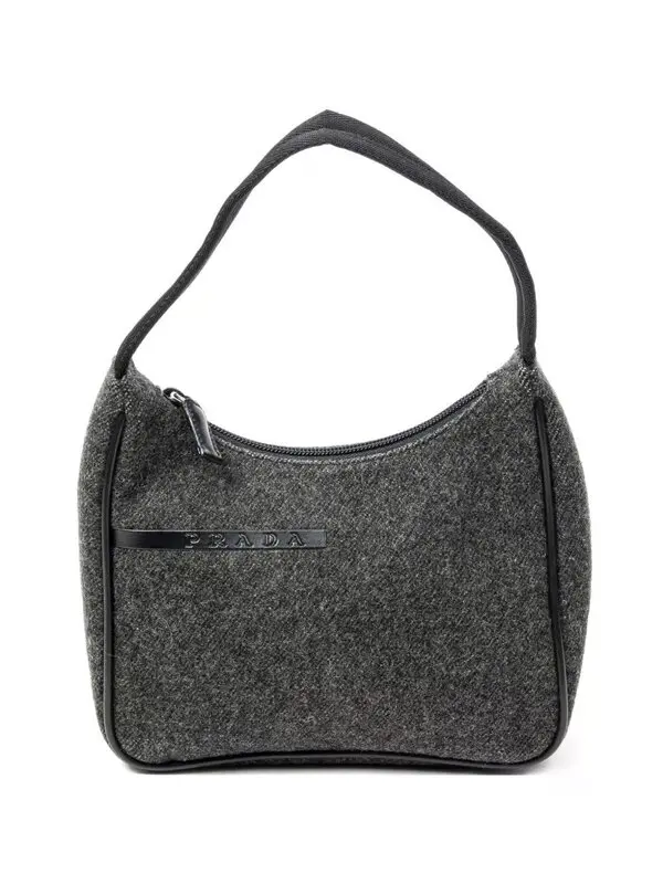 Prada Hobo Shoulder Bag - Grey