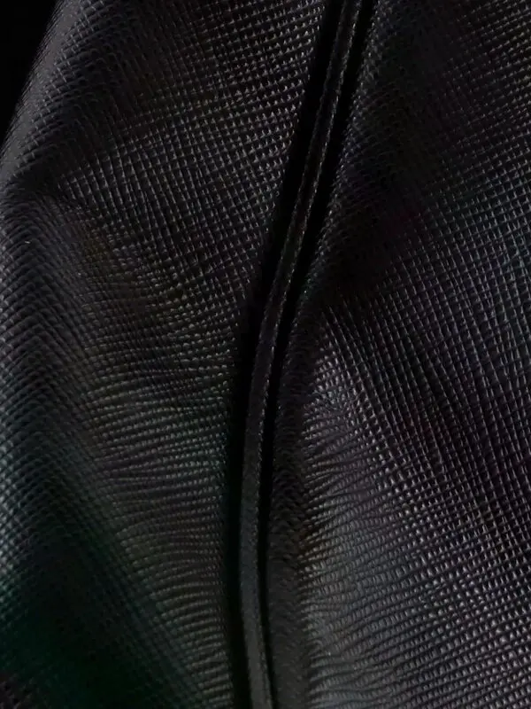 Prada Lux Saffiano Leather Double Zip Tote Bag