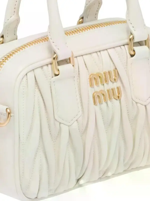 Miu Miu Arcadie Matelassé Nappa Leather Bag