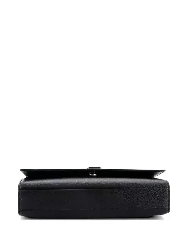 Saint Laurent Classic Monogram Grainy Leather Large Crossbody Bag