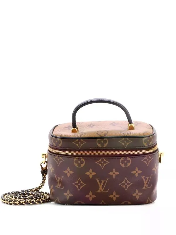LOUIS VUITTON Reverse Monogram Canvas Pm Satchel