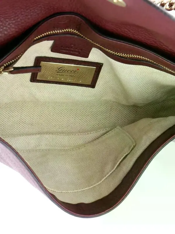 Gucci Soho Chain Leather Medium Crossbody Bag