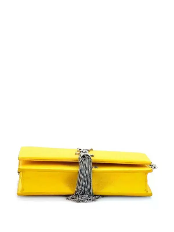 Saint Laurent Monogram Chain Wallet Leather Crossbody Bag