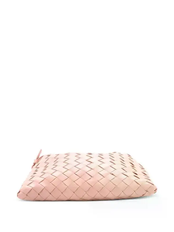 Bottega Veneta Intrecciato Nappa Mini Satchel - Pink