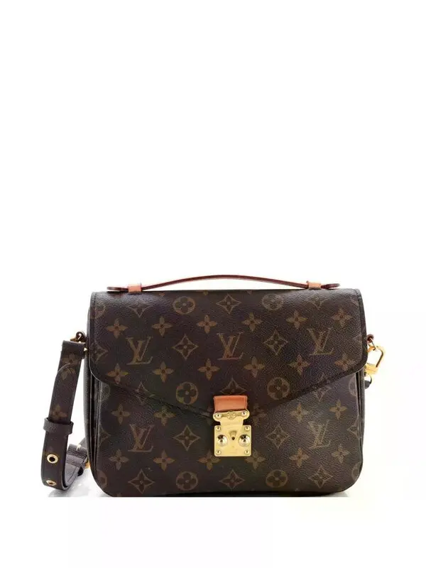 LOUIS VUITTON Pochette Metis Monogram Canvas Crossbody Bag - Brown