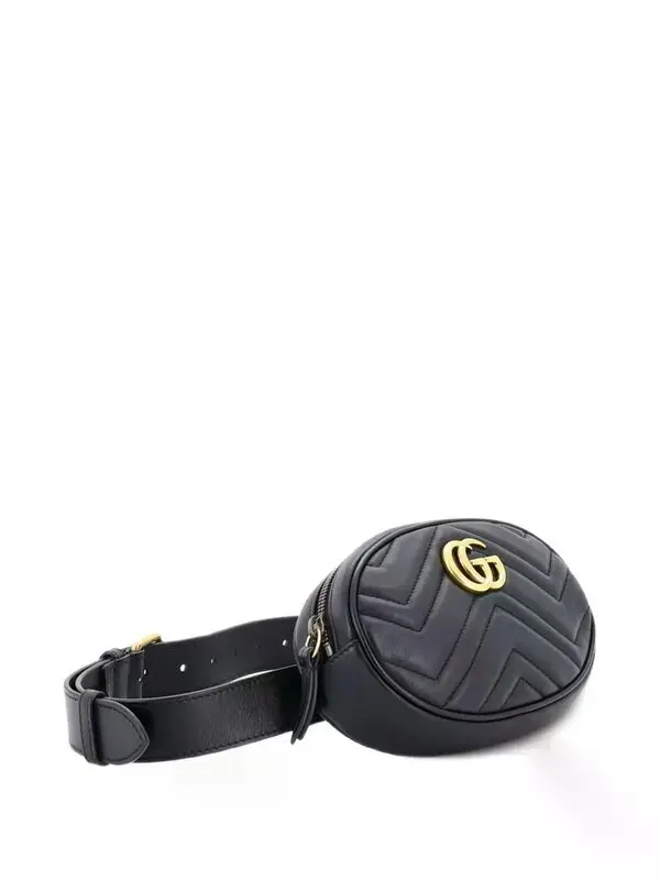 Gucci Gg Marmont Matelassé Leather Belt Bag