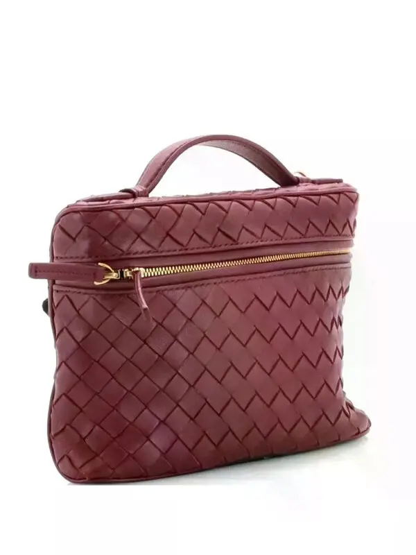 Bottega Veneta Soft Chain Vanity Case Shoulder Bag - Red
