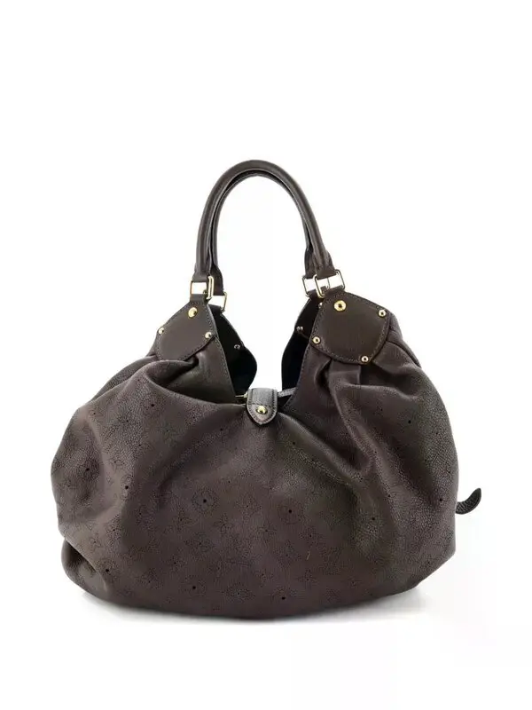 LOUIS VUITTON Xl Mahina Leather Hobo Bag