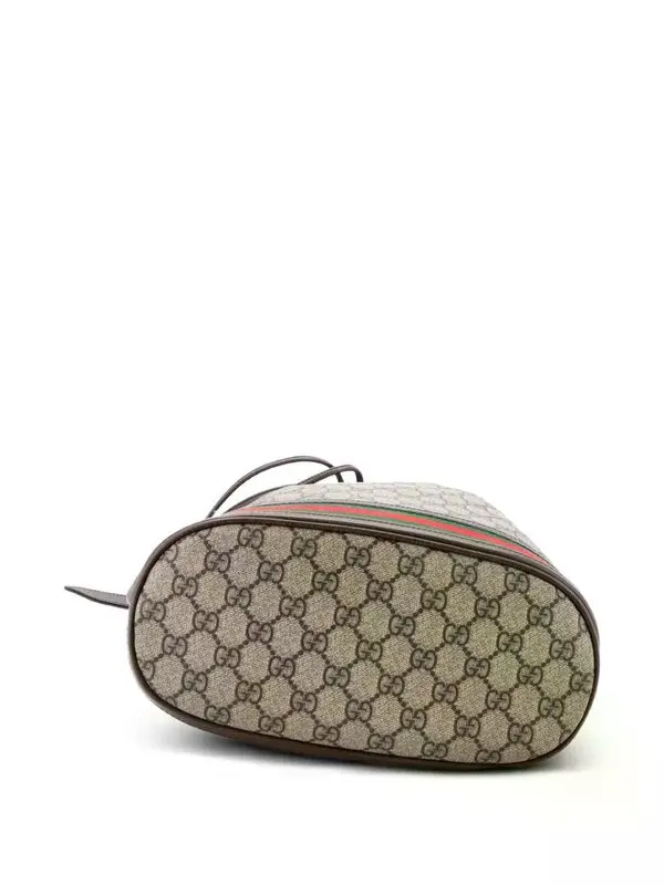 Gucci Ophidia Gg Coated Canvas Medium Bucket Bag