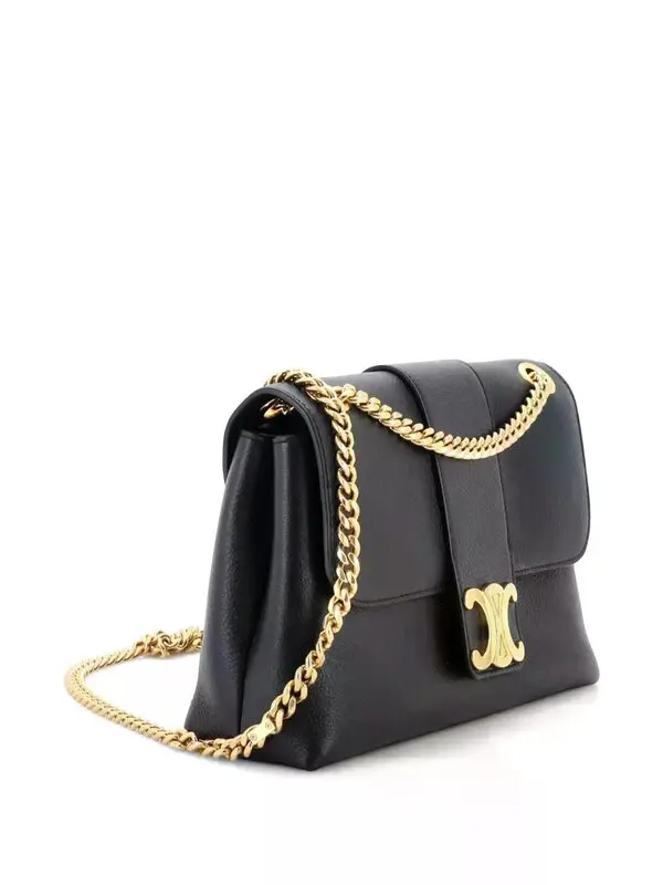 Celine Victoire Flap Leather Teen Shoulder Bag
