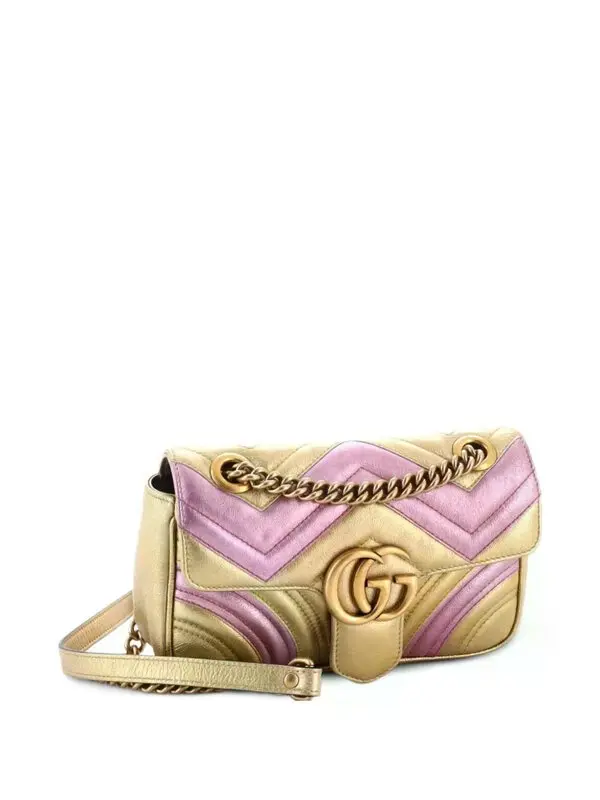 Gucci Gg Marmont Matelassé Leather Mini Crossbody Bag