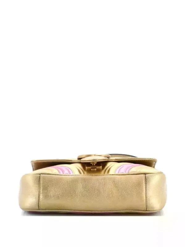 Gucci Gg Marmont Matelassé Leather Mini Crossbody Bag