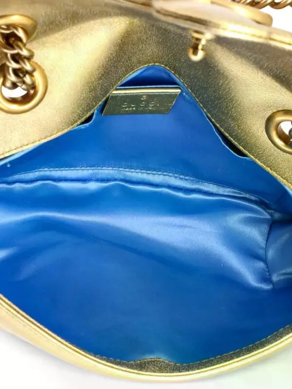 Gucci Gg Marmont Matelassé Leather Mini Crossbody Bag