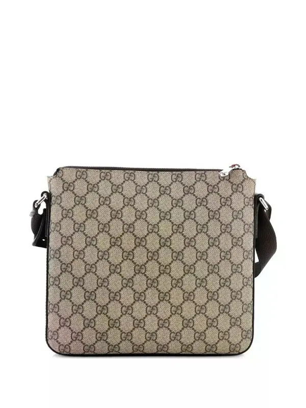 Gucci Gg Coated Canvas Messenger Bag