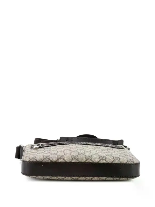 Gucci Gg Coated Canvas Messenger Bag