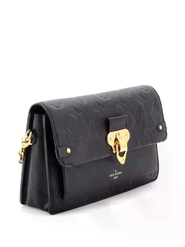 LOUIS VUITTON Vavin Chain Wallet Nm Monogram Empreinte Leather - Black