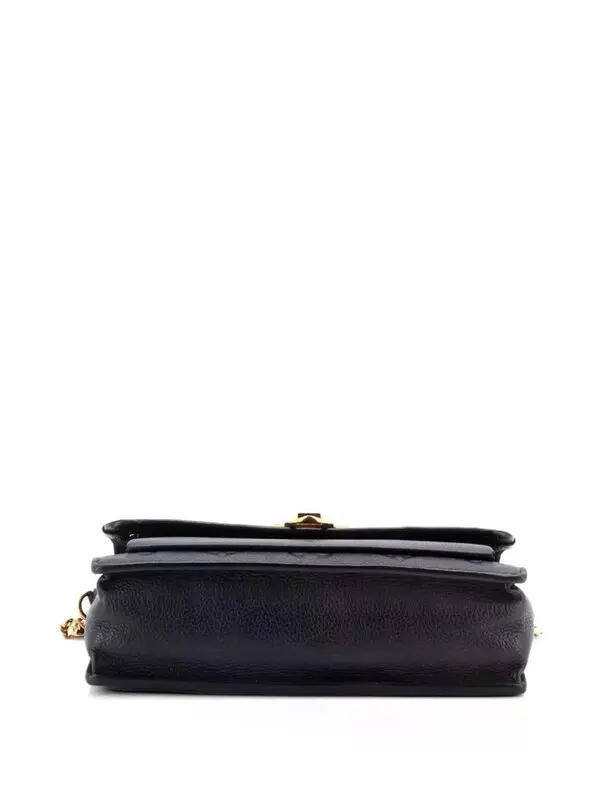 LOUIS VUITTON Vavin Chain Wallet Nm Monogram Empreinte Leather - Black