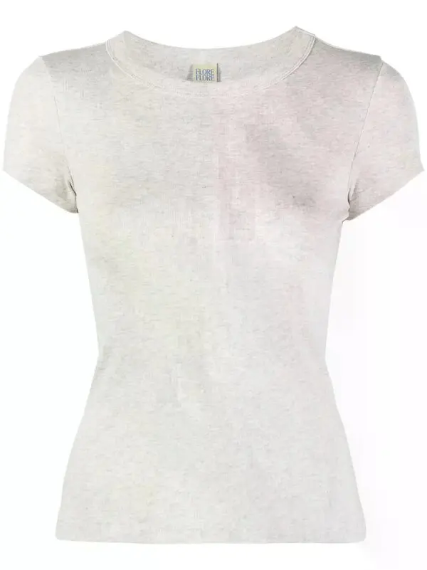 FLORE FLORE Car Baby T-shirt - Grey
