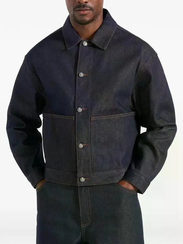 Manière De Voir Maniere De Voir Damie Boxy-fit Denim Jacket