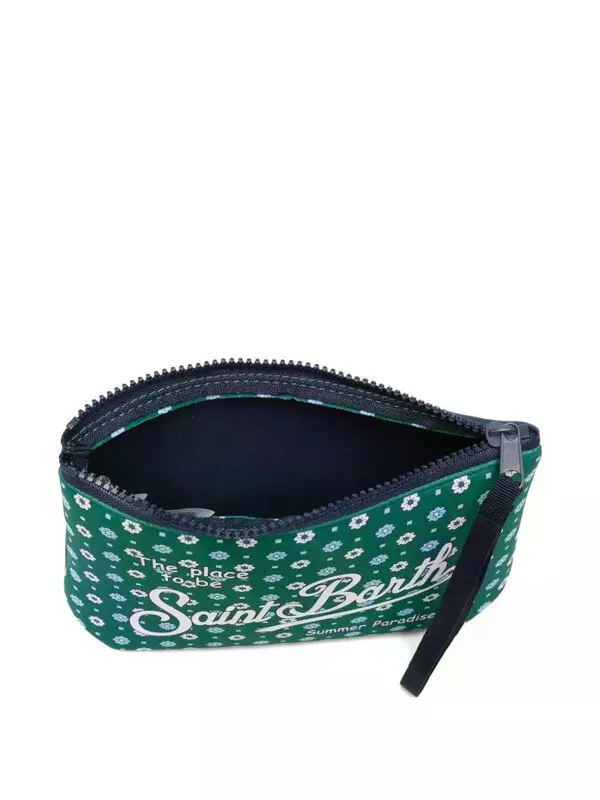 MC2 SAINT BARTH Aline Floral Print Pouch Bag