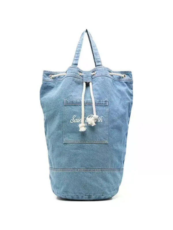 MC2 SAINT BARTH Denim Backpack - Blue