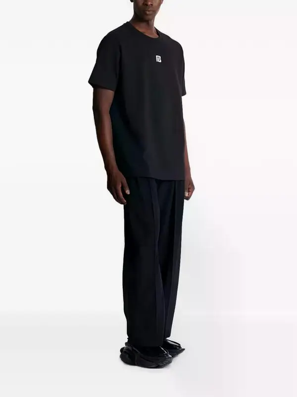 Balmain T-shirt With Embroidered Logo