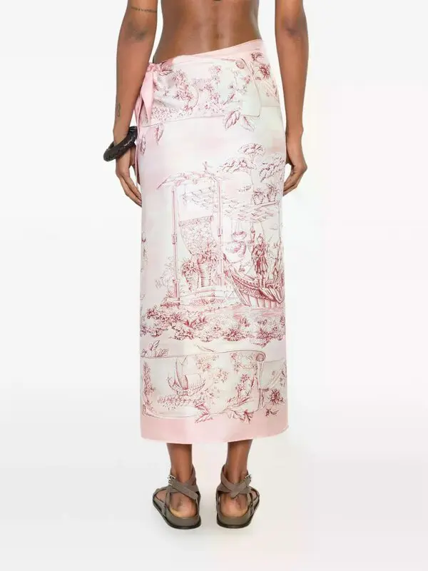 FERRAGAMO Floral-print Pareo
