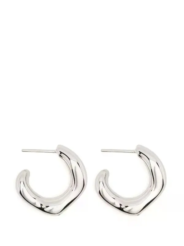 MARIA BLACK Anil Wavy Earrings - Silver