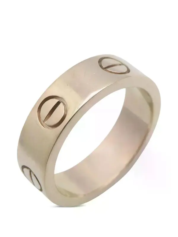 Cartier 18k White Gold Love Ring - Silver