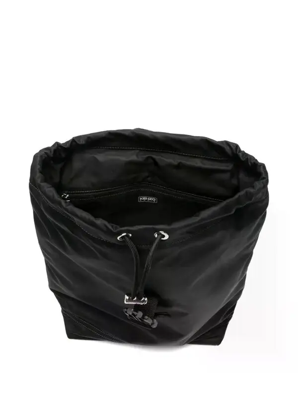 Kenzo Logo-embroidered Flap-top Backpack