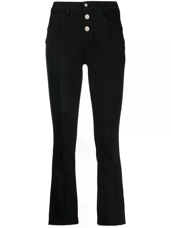 Liu Jo Cotton Blend Cropped Jeans
