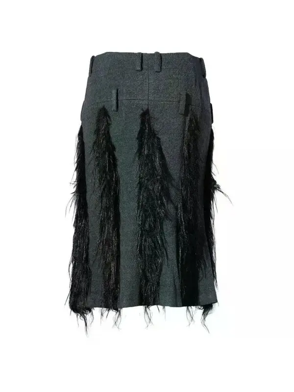 FEY FEY WORLDWIDE Belt-loop Midi Skirt