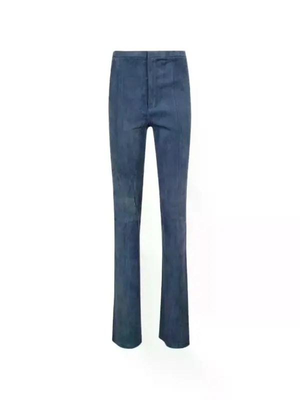 Stouls Suede Slim-fit Trousers