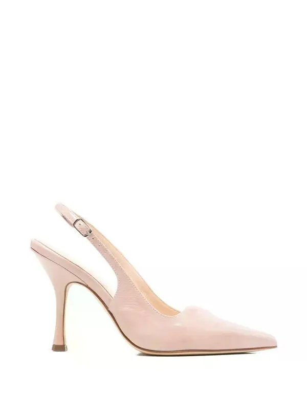 ANNA F. Pointed-toe Slingback Pumps