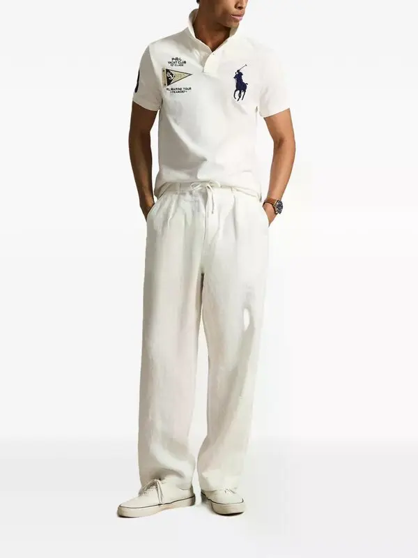 Polo Ralph Lauren Big Pony Embroidered Polo Shirt - Neutrals