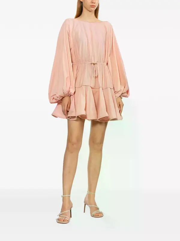 Zimmermann Tiered Drawstring Dress