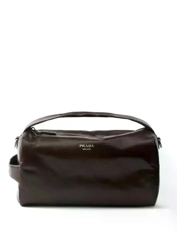 Prada Leather Shoulder Bag - Brown