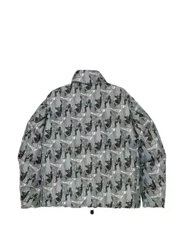 Burberry Padded Abstract Print Jacket