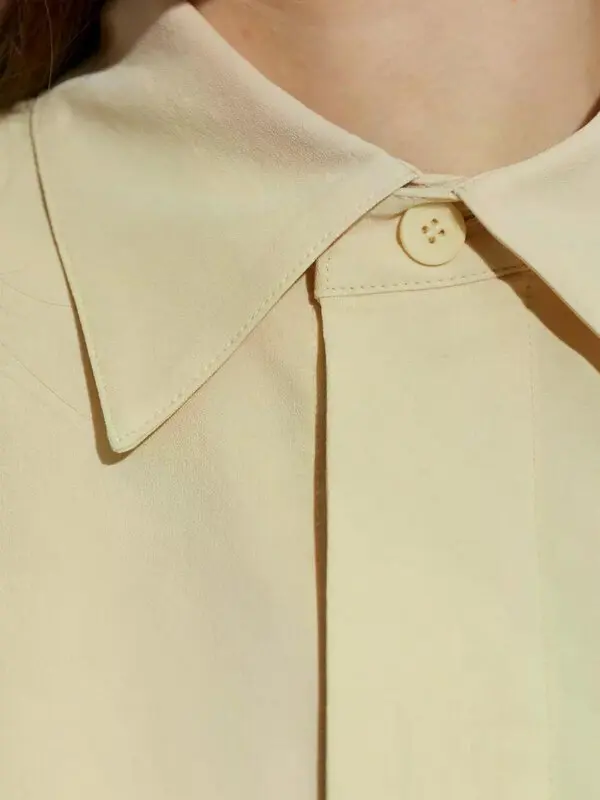 Issey Miyake Beige Short Sleeve Shirt