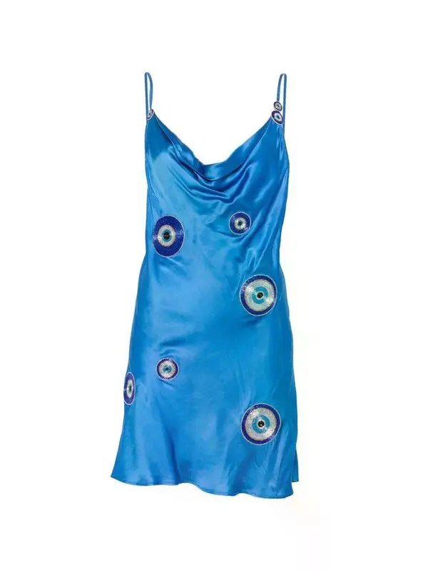 LESLIE AMON La Galli Embellished Dress